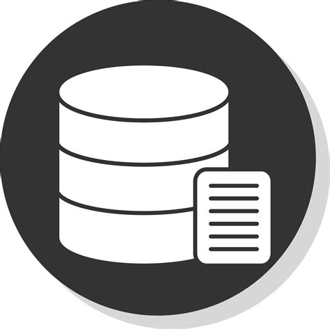 Data Glyph Grey Circle Icon 43067518 Vector Art At Vecteezy