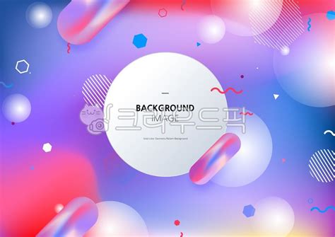백그라운드 배경 기하학 도형 방울 사진이미지일러스트캘리그라피 Magnoliaa작가