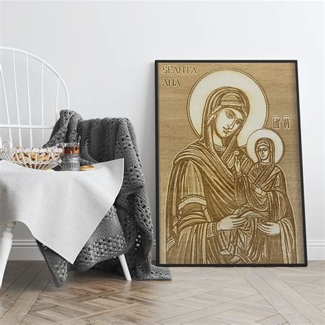 Икона Света Анна 70см Emag Bg