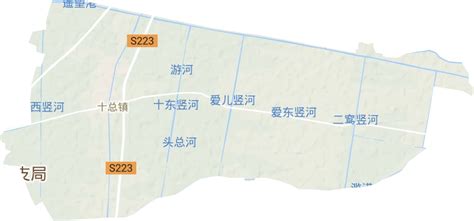 十总镇高清地形地图