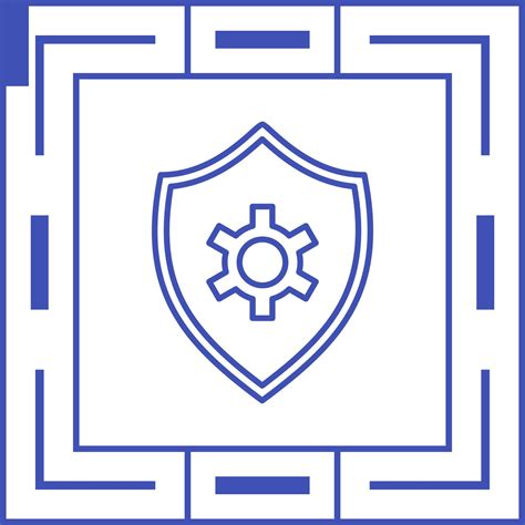 Shield Settings Vector Icon 23153718 Vector Art At Vecteezy