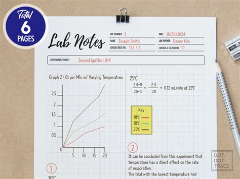 Printable Babe Lab Notes Lab Notes Babe Planner Etsy
