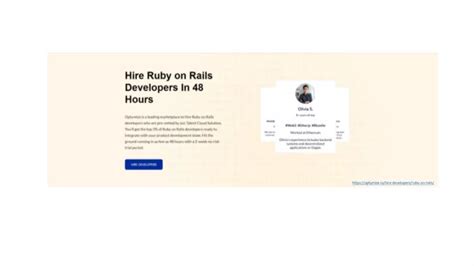 PPT Hire Ruby On Rails Developers Within 48 Hours PowerPoint