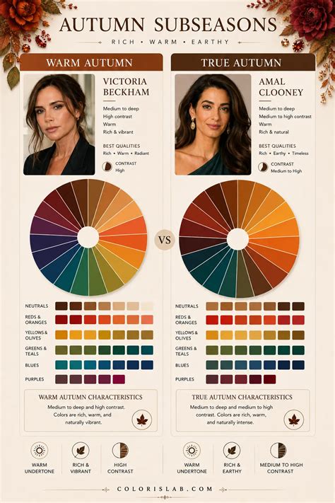 Warm Autumn Vs True Autumn Whats The Actual Difference Colorislab