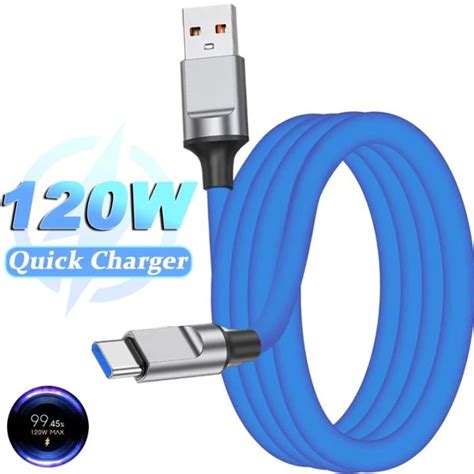 120w Usb Type C สายเคเบิลข้อมูลโทรศัพท์ซุปเปอร์สายชาร์จเร็วโทรศัพท์