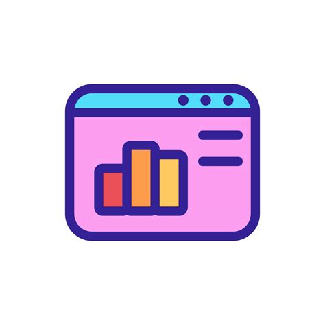Internet Chart Icon Vector Isolated Contour Symbol Illustration 9922968 Vector Art At Vecteezy