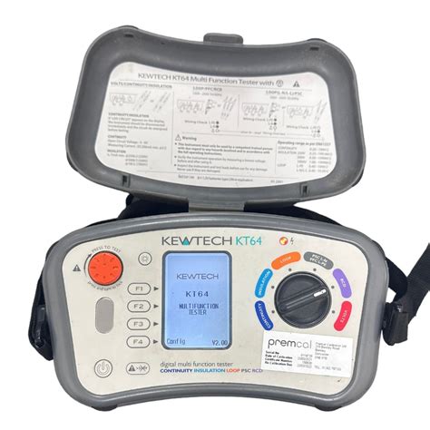 Pre Owned Kewtech Kt64dl Digital Multi Function Tester Own4less