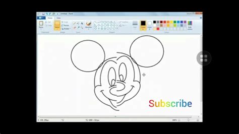 Drawing Micky Mouse Youtube