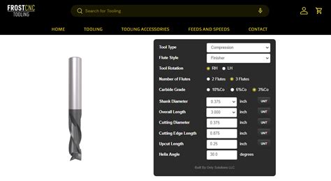Tooling Customizer Frost Cnc Tooling
