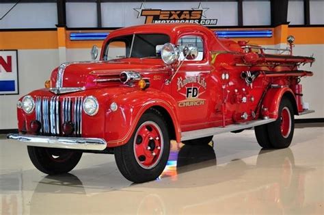 1946 Ford Howe Fire Truck Fabricante Ford Planetcarsz