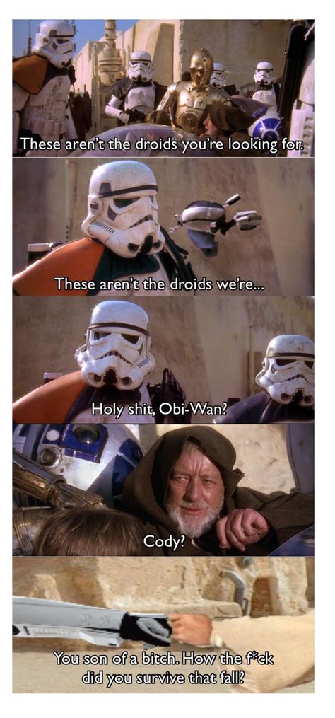 These Arent The Droids Youre Looking For Obi Wan