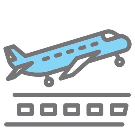 Takeoff Generic Color Lineal Color Icon