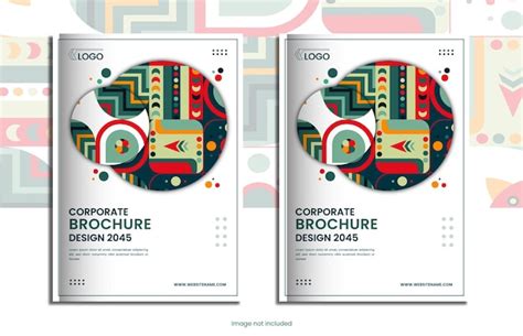 Design Moderno Per Lookbook E Copertine Di Brochure Con Forme