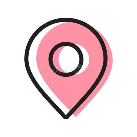 Location Point Logo Design Gps Pointer Symbol Map Pin Icon Vector