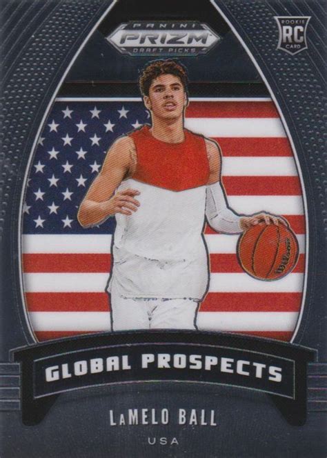 LaMelo Ball Prizm Draft Picks Global Prospects Price Guide