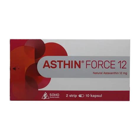 Asthin Force Kapsul 12 Mg 20s Kandungan Kegunaan Efek Samping