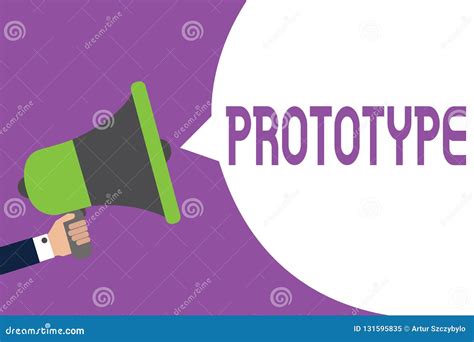 Prototype Word Concepts Banner Vector Illustration