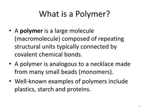 Ppt Polymers Powerpoint Presentation Free Download Id