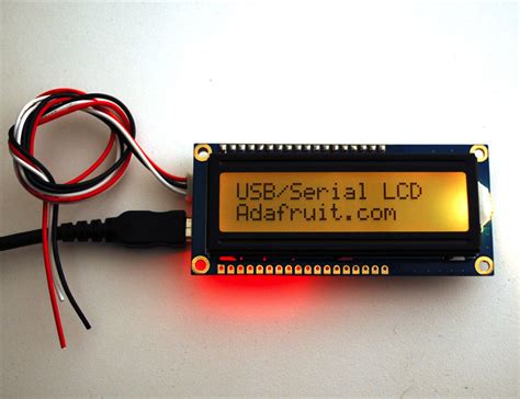 Audio Level Meter For USB Serial RGB Backlight Character LCD Backpack Adafruit Industries