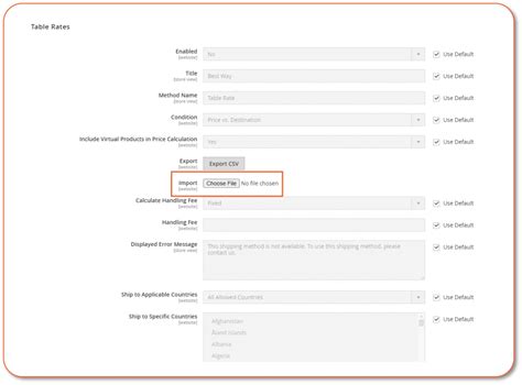 how to set up magento 2 shipping table rate beehexa