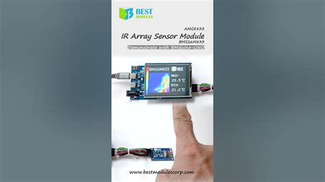 Shorts Amg8833 Ir Array Sensor Module Bms26m833 Bmduino Uno Youtube