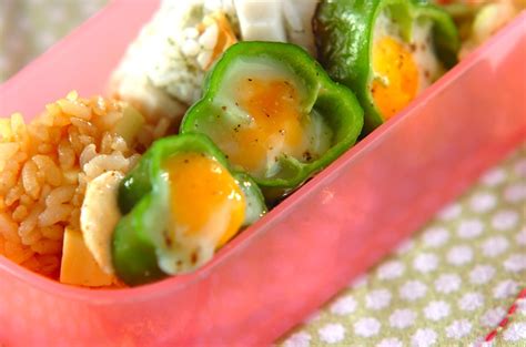 ピーマンのお花卵（副菜）レシピ・作り方 E・レシピ