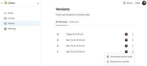 Managing Versions And Releases Coda Pack Sdk