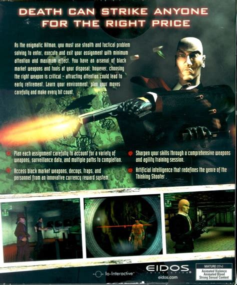 Hitman Codename 47 2000 Windows Box Cover Art Mobygames