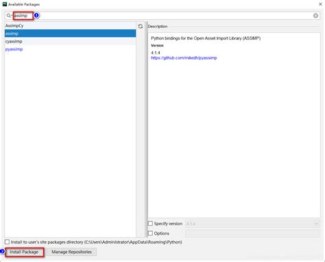 Pycharm OpenGL assimpPython环境下assimp的环境配置 CSDN博客