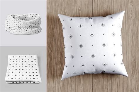 Seamless Geometric Shapes Vector Patterns By AVK Studio TheHungryJPEG