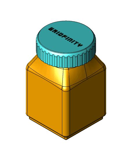 Gridfinity Bottle With Cap 3d Model By Spontaniel On Thangs