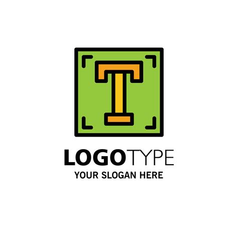 Designer Font Path Program Text Business Logo Template Flat Color