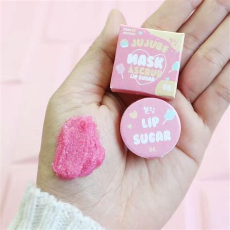 สครับชูก้า Sugar Scrub ลิปสครับปาก สครับน้ำตาลผลัดเซลล์ผิวปากให้เนียน