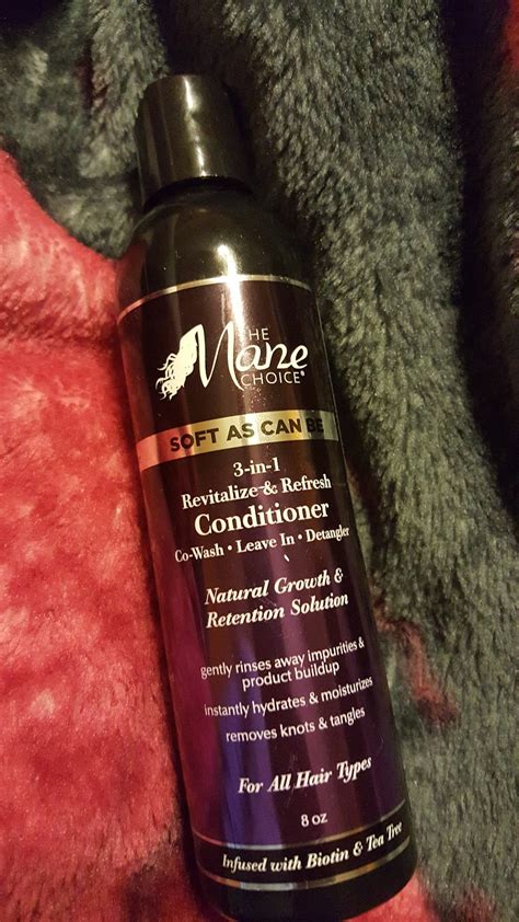 My Hair Is My Hobby Mane Choice Soft As Can Be 3 In 1 Revitalize And