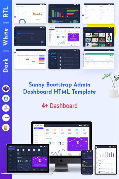 Sunny Bootstrap Admin Dashboard Html Template Admin Templates