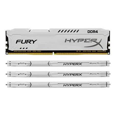 Conjunto De Dissipador De Calor Memória Ram Hyperx Fury Ddr3 Ddr4