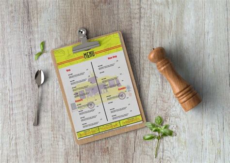 15 Free Food Truck Menu Template Psd Ai Graphic Cloud