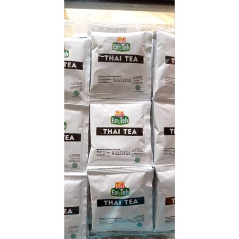 Jual Serbuk Thai Tea Poci 1 Renceng Isi 10 Pcs Original Poci Shopee Indonesia