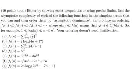 Solved 10 Points Total Either By Showing Exact Chegg Com