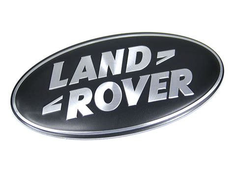 Land Rover Grille Emblem In Black And Silver
