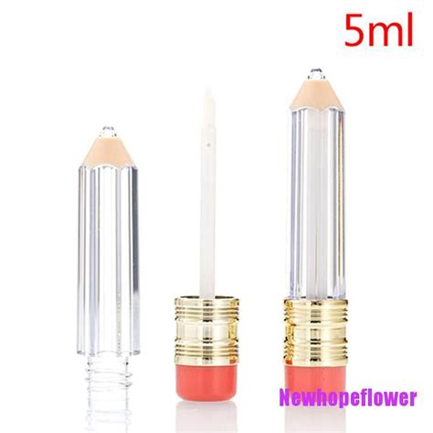 Nfph 1pcs 5ml Empty Lip Gloss Tube Container Lip Balm Tubes Pencil