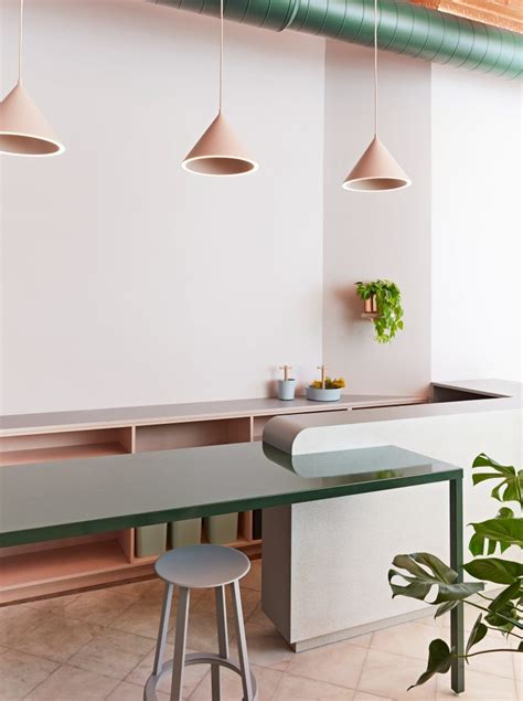 Toronto Flower Shop By Msds Studio Features Pale Walls And Linoleum Covered Furniture