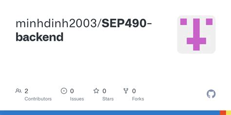 GitHub Minhdinh2003 SEP490 Backend