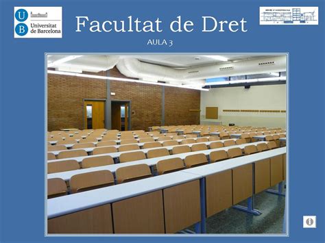 Aules 2 I 3 De La Facultat De Dret Lloguer D Espais De La Universitat