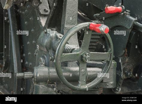 Detail Of An Old Anti Aircraft Gun Stock Photo Alamy