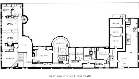 Architectural Plans Of The Glessner House In Chicago Conservatory