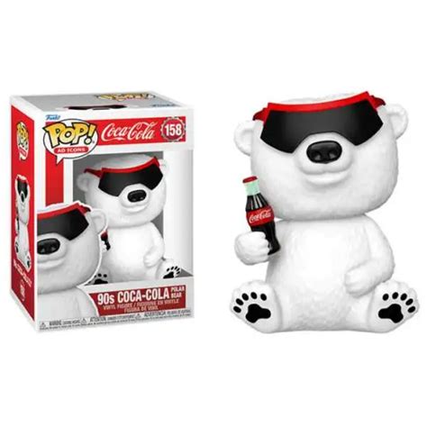 Funko Coca Cola Retro Holiday Pop Ad Icons Polar Bear Exclusive Vinyl