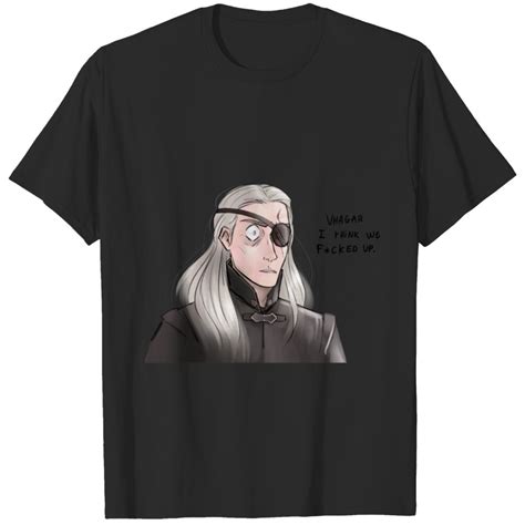 Vhagar I Think We Fcked Up Aemond Targaryen Sticker T Shirts
