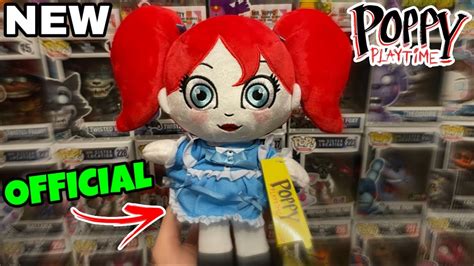 The 1st Official Poppy Plush Ever Made New Phatmojo Poppy Playtime Toy Unboxing And Review