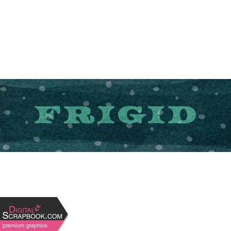 Flurries Frigid Word Art Graphic By Jessica Dunn DigitalScrapbook